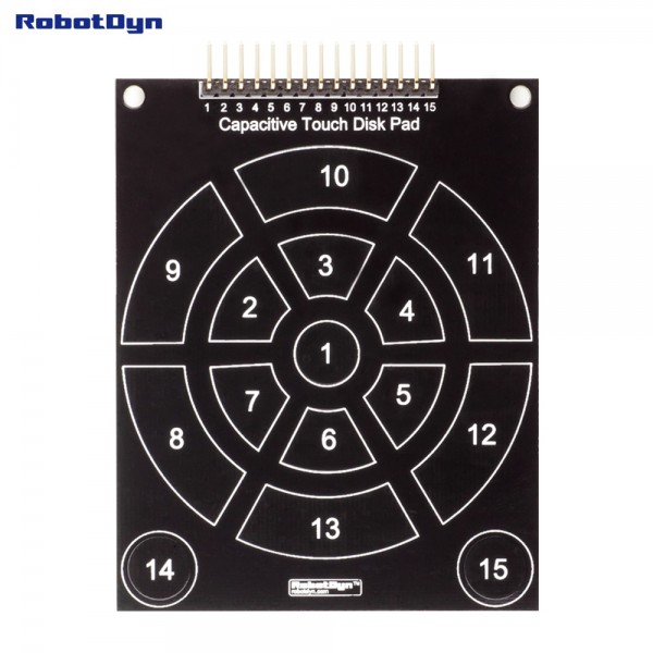 Robotdyn Disk Pad Touch Module For Ttp229 Lsf Module Rddiskpadttp229